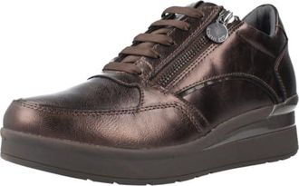 Stonefly Confortable Y Ligera Zapatilla Femme CREAM-58 en Suave Cuir Marron Talla Numeric_38