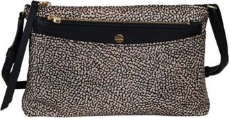 Borbonese Femme, Sacs, Beige, Taille: ONE Size Mini Sac Bandouli&egrave;re