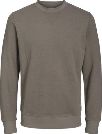 Jack & Jones Herren JJEBASIC Sweat Crew Neck, Falcon, XXXL
