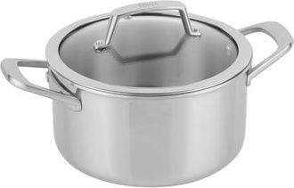 Ninja EverClad Edelstahl-Suppentopf (22 cm), geeignet f&uuml;r alle Herdarten, einschlie&szlig;lich Induktion, ofenfest bis 300 &deg;C, durchgehender Induktionsboden, C904