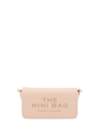 Marc Jacobs Womens Shoulder Bag Mini Rose Leather Calf