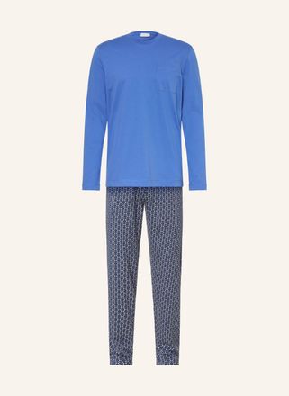 Mey Mey Schlafanzug Serie Blue Chains blau