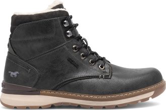 Mustang Jeans Schnürschuhe Mustang 4141-604 Grau