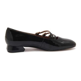 Emanuelle Vee Schwarze Lack Mary Jane Schuhe - - Shoes - Damen - Schwarzk - 37 EU