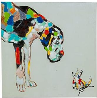 Biscottini International INTERNATIONAL ART TRADING Kekse Bild auf Leinwand 62 x 62 cm | Bild Wohnzimmer Ölgemälde | Büro- und Zuhause Gemälde