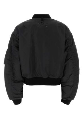 Maison Margiela Darkblueblackmelange Giubbini Jacket