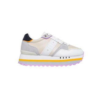 Blauer Casual Sneakers - - Shoes - Damen - Wei&szlig; - 37 EU