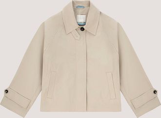 Circolo 1901 Trench Coat Cropped Sabbia / 38