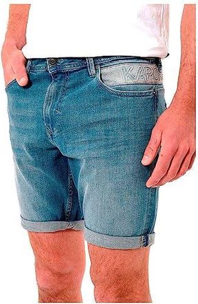 Kaporal Short en Jean Straight Homme - Talbo - 30 - Bleu