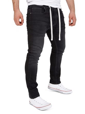 Yazubi Steve - Herren Sweathose in Jeansoptik - Baumwoll Jogging Jeans