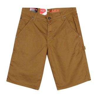 Dickies Homme, Shorts, Brun, Taille: W34 Shorts de Charpentier en Toile Marron avec Boucle Marteau