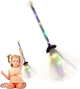 Generic Witch Broom Halloween Light - Bereit zur Party mit LED-Lichtern, Bonzo mit Lichtern | HALLOWEEN SPANIEN SPANIEN SPANIEN, PARTY ORNATION, Display für d