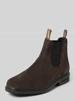 Blundstone Chelseas aus Rindsvelours mit Stretcheinsatz