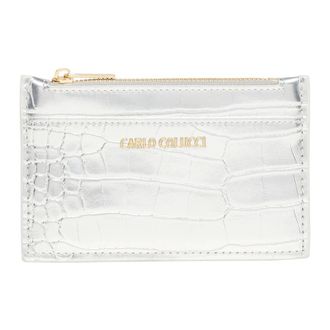 Carlo Colucci Kartenetui in Kroko-Optik - - Accessories - unisex - Grau - ONE SIZE
