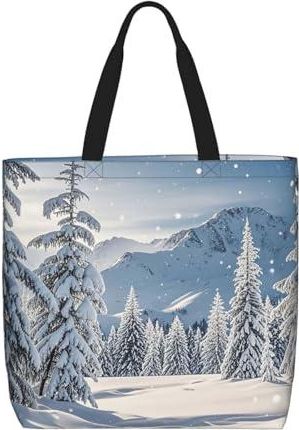 Generic Ski DHiver Sac Courses Imperm&eacute;able Sacs De Courses L&eacute;ger Sac A Main Femmes Pour Quotidienne Gym Shopping