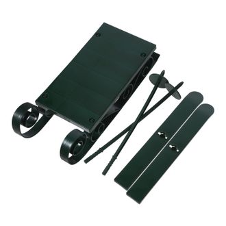 Valiclud Kleiner Schlitten und Ski Weihnachtsbaumschmuck aus Kunststoff Gr&uuml;n Kompakt und Stabil Festliche Deko f&uuml;r Wohnzimmer Party und Tisch