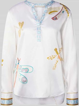 Herzen&rsquo;s Angelegenheit Relaxed Fit Tunika-Bluse mit Allover-Motiv-Print