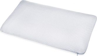Abakuhaus Visco Kissen, aus elastischen &Ouml;kologischen Mikrofaser Gewebe und 2fachen Waschbaren Kissenbezug mit Atmungsaktiver Orthop&auml;discher Anpassungs Technolog