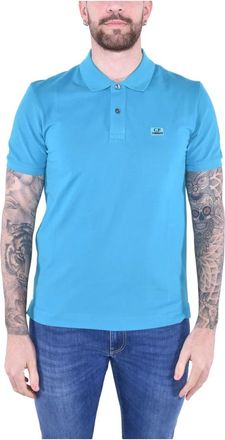 C.P. Company C.p. Company, Homme, Tops, Bleu, Taille: S Polo Chemises