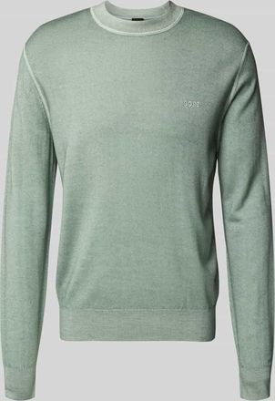 Boss Orange by Hugo Boss Regular Fit Strickpullover aus reiner Schurwolle Modell ASTEFO