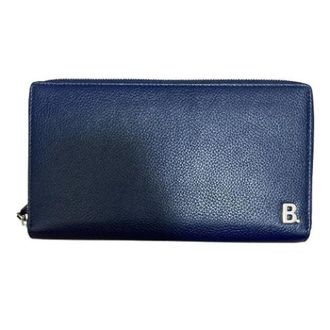 Balenciaga Pre-owned Leder Long Zip Wallet - - Pre-owned - Herren - Blau - ONE SIZE