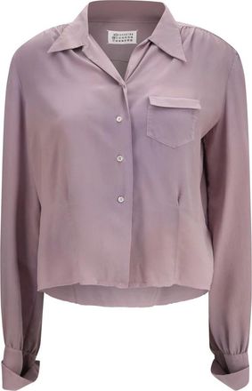 Maison Margiela Seidenhemd - - Blouses & Shirts - Damen - Rosa - M