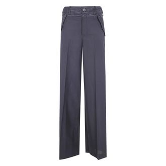 sacai Wide Pantalons - Femme - Pantalons - Noir - Taille: 42 FR