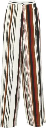 Max Mara Femme, Pantalons, Multicolore, Taille: 38 FR Wide Pantalons