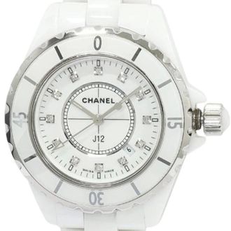 Chanel Montre J12 en c&eacute;ramique blanche Pre-owned - Femme - Pre-owned - Blanc - Taille: ONE Size
