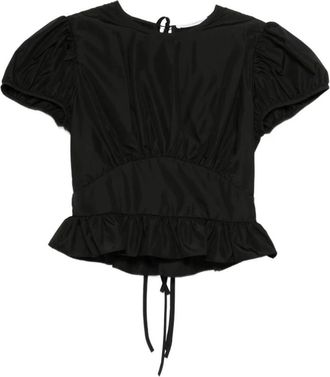 Cecilie Bahnsen Femme, Blouses et Chemises, Noir, Taille: 36 FR Cristobal Top