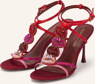 Kurt Geiger Sandaletten Mit Schmucksteinen pink