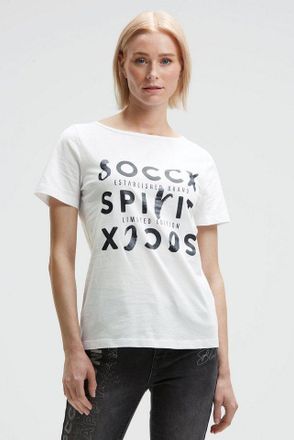 soccx Kurzarmshirt aus Baumwolle