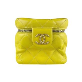 Chanel Pre-owned Mini Leder Tasche - - Pre-owned - Damen - Gelb - ONE SIZE