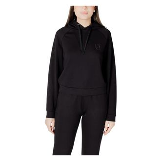 A|X Armani Exchange Moderne Damen Hoodie f&uuml;r Verschiedene Anl&auml;sse - - Sweatshirts & Hoodies - Damen - Schwarzk - XS