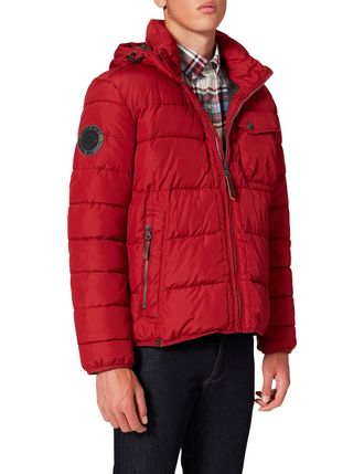 Camel Active Camel Active Herren Jacke 420800, Rot (Red 51), 25