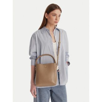 Calvin Klein Handtasche Calvin Klein Ck Bucket With Strap LV04F3174G Beige