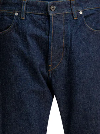 Stone Island Straight-Leg Cotton Denim Jeans - Indigo