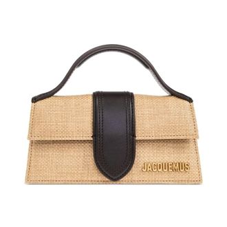 Jacquemus Femme, Sacs, Beige, Taille: ONE Size Sac Beige &agrave; Poign&eacute;e Tiss&eacute;e