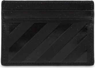 Off-white Homme, Accessoires, Noir, Taille: ONE Size Porte-cartes en cuir