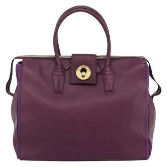 Saint Laurent Pre-owned Bicolor Muse Two Cabas - - Pre-owned - Damen - Lila - ONE SIZE