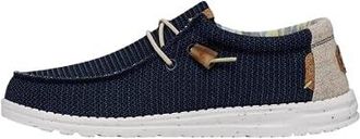 HeyDude Wally Stretch Sneaker Blu da Uomo 40008-4MT