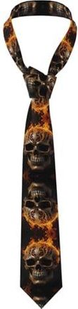 Generic Cravate Cr&acirc;ne De Flamme Classique Cravates &Eacute;l&eacute;gant Cravates Homme Pour &Eacute;v&eacute;nements Mariage Affaires