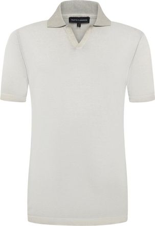 Trusted Handwork Poloshirt aus Pima-Baumwolle mit Variokragen in