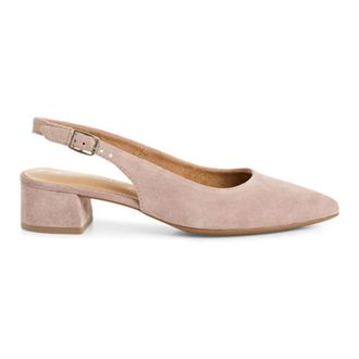 Tamaris Beiger Slingback-Schuh mit Blockabsatz - - Shoes - Damen - Beige - 37 EU