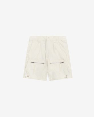 Isabel Marant Short Kynan - Femme - &Eacute;cru - Taille34 - Marant &Eacute;toile