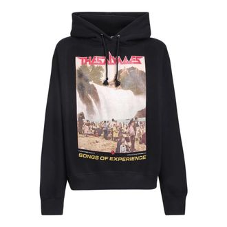 The Salvages Schwarzer Baumwoll-Hoodie mit Grafikprint - - Sweatshirts & Hoodies - Herren - Schwarzk - M