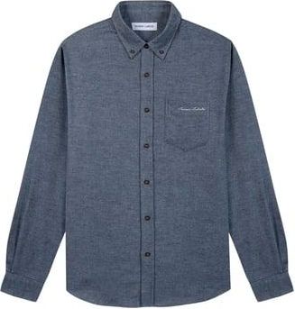 Maison Labiche Chemise droite col boutonn&eacute; en coton