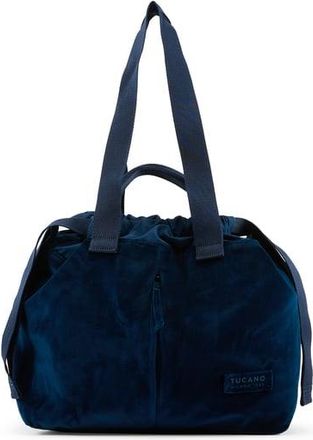 Tucano Tote bag en effet velours en coton