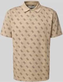 Guess Regular Fit Poloshirt mit Logo-Muster