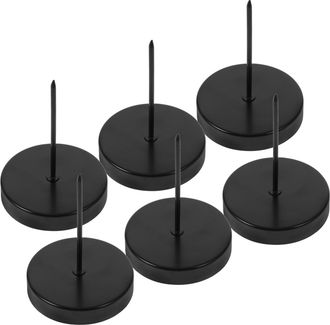 Pretyzoom 6st&uuml;cke Eisen Kerzenhalter Tablett F&uuml;r Stumpenkerzen Kerzenteller Als Dekoration F&uuml;r Wohnzimmer Esszimmer Party Hochzeit Schlafzimmer Badezimmer